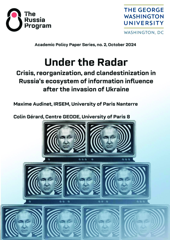 (PDF) Under the Radar: Crisis, reorganization, and clandestinization in Russia's ecosystem of ...
