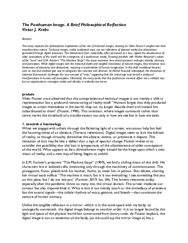 (PDF) The Posthuman Image