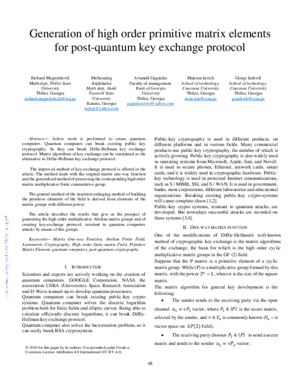 (PDF) Generation of high order primitive matrix elements for post ...