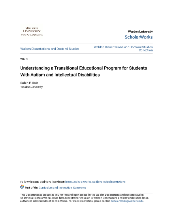 (PDF) Understanding a Transitional Educational Program for Students ...