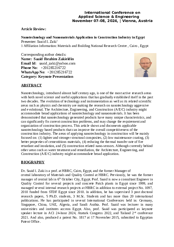 (PDF) Updated Sample Abstract Dr. Saaid for Conference