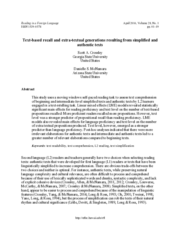 (PDF) Text-based recall and extra-textual generations resulting from ...