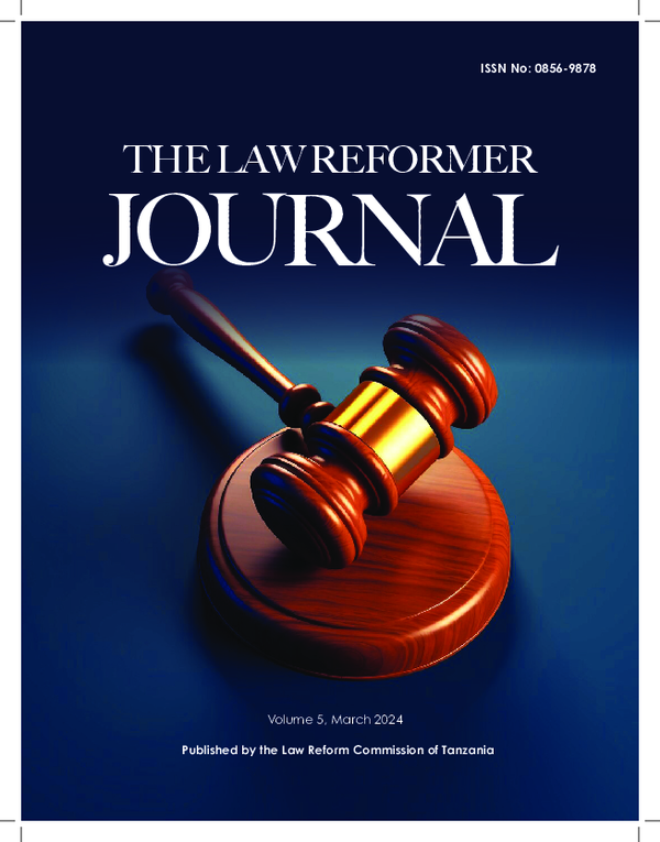 (PDF) Sw 1724245389 Law Reformer Journal | Luckness Jangu - Academia.edu