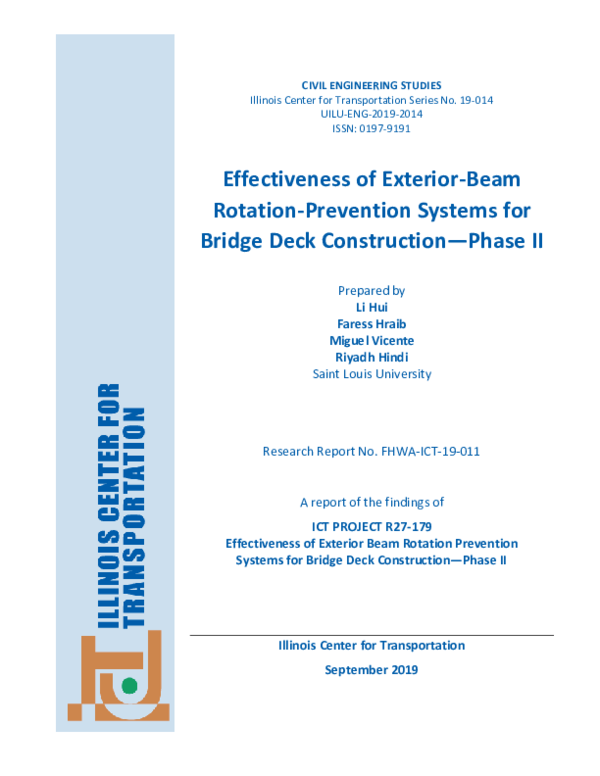 (PDF) Effectiveness of Exterior-Beam Rotation-Prevention Systems for ...