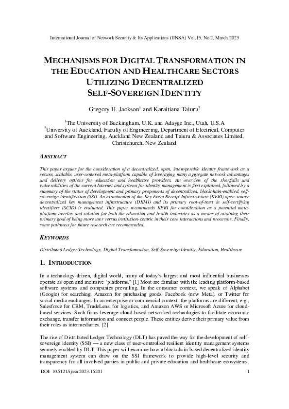 (PDF) Mechanisms for Digital Transformation in the Education and ...