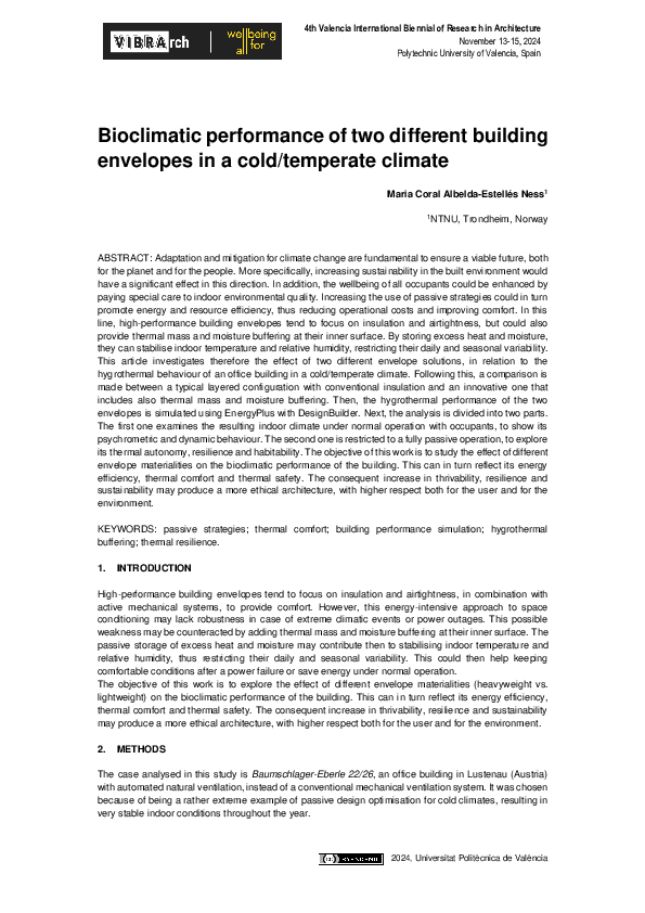 (PDF) Bioclimatic performance of two different building envelopes in a ...