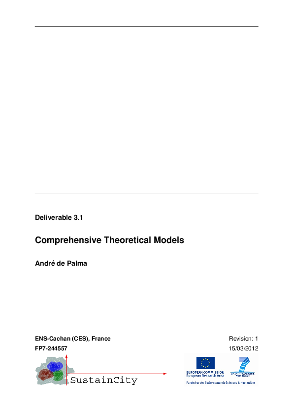 (PDF) Deliverable 3 . 1 Comprehensive Theoretical Models (PDF) Deliverable 3 . 1 Comprehensive Theoretical Models