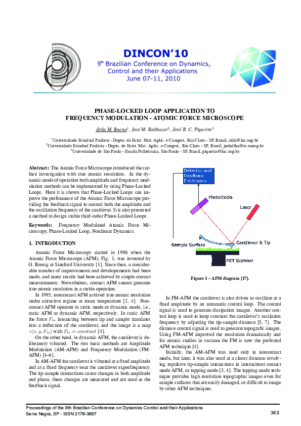 (PDF) Atomic Force Microscope
