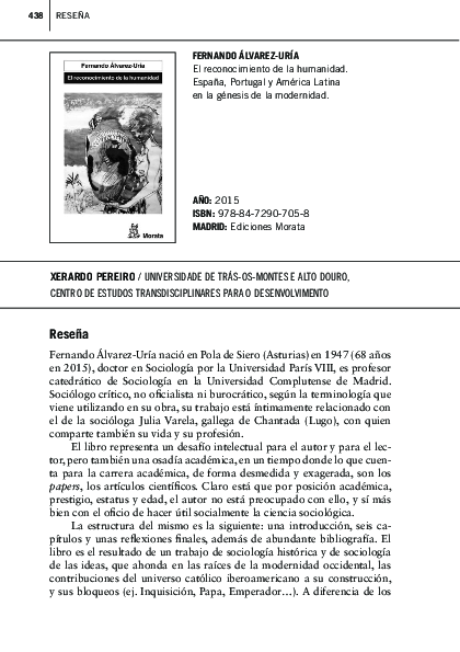 (PDF) El reconocimiento de la humanidad. España, Portugal y América ...