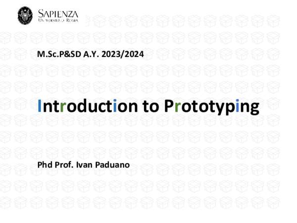 (PDF) Introduction to Prototype