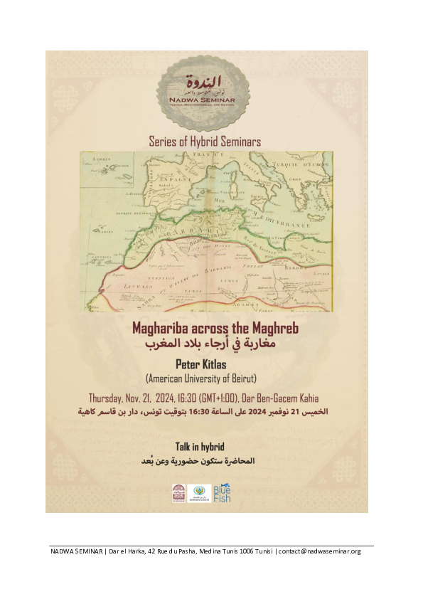 (PDF) Nadwa Seminar_9: "Maghariba across the Maghreb" by Peter Kitlas ...