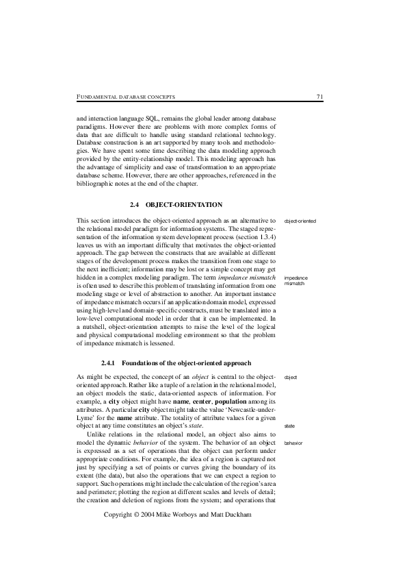 (PDF) Fundamental Database Concepts