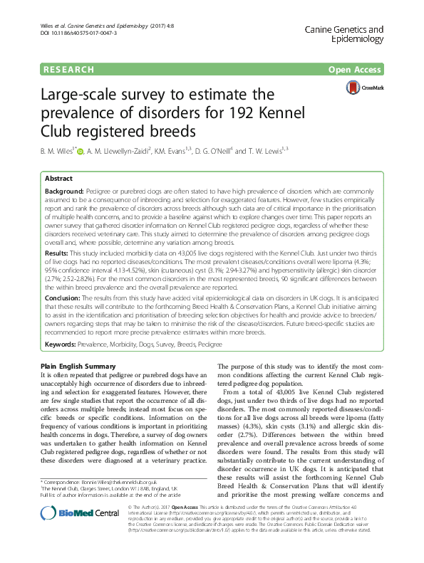 (PDF) Large-scale survey to estimate the prevalence of disorders for ...