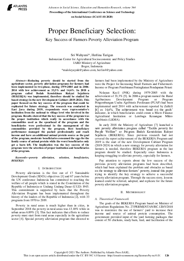 (PDF) Proper Beneficiary Selection