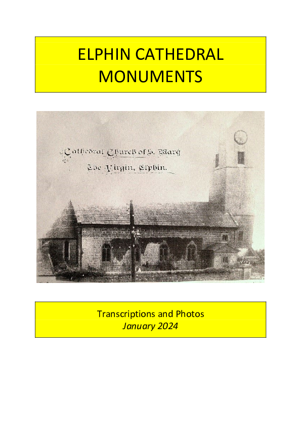 (PDF) Elphin Cathedral Monuments | Alan Moran - Academia.edu