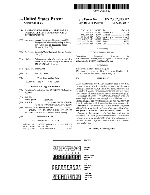 (PDF) High aspect ratio metal-polymer composite structures for nano ...