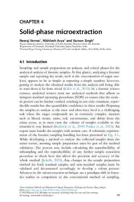 (PDF) Chapter 4 - Solid-phase microextraction