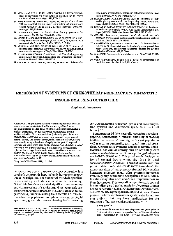 (PDF) Remission of Symptoms of Chemotherapy-Refractory Metastatic ...