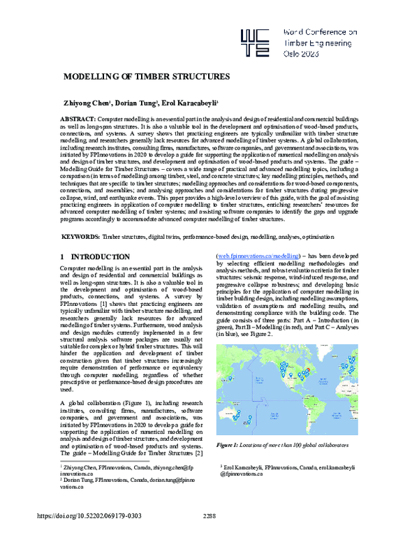 (PDF) Modelling of Timber Structures