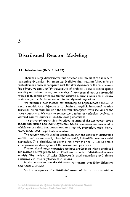 (PDF) Distributed Reactor Modeling