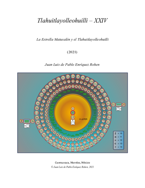 (PDF) Tlahuitlayolleohuilli.24 - La estrella Matusalén, (2021)