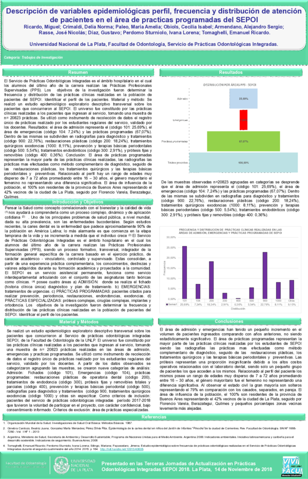 (PDF) Descripción de variables epidemiológicas, perfil, frecuencia y ...