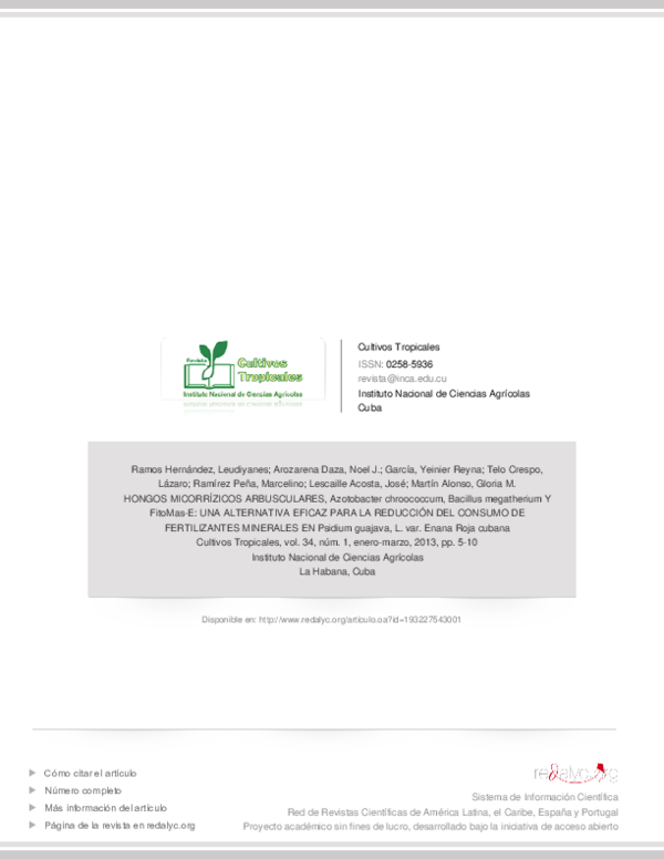 (PDF) Hongos micorrízicos arbusculares, Azotobacter chroococcum ...