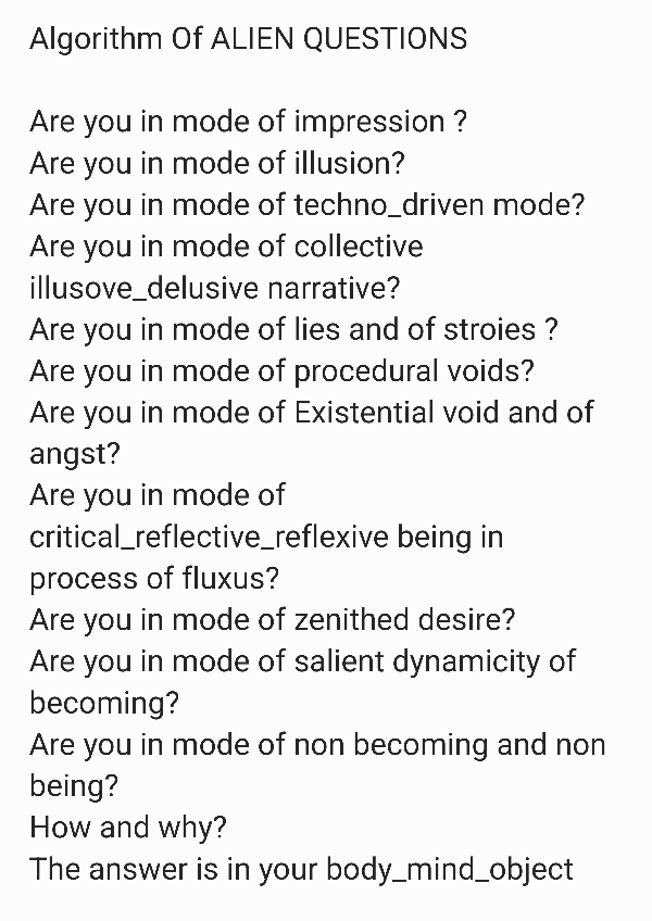 (PDF) Algorithm Of Alien's Question