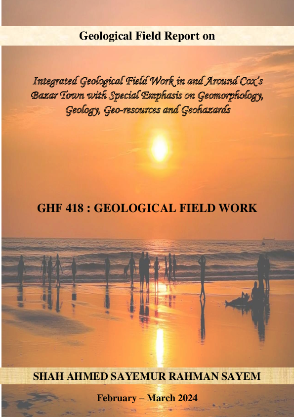 (PDF) Geological Field Report on Integrated Geological Field Work in ...