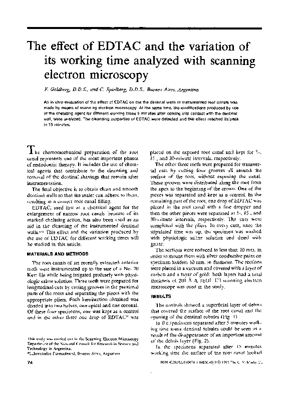 (PDF) The effect of EDTAC and the variation of its working time ...
