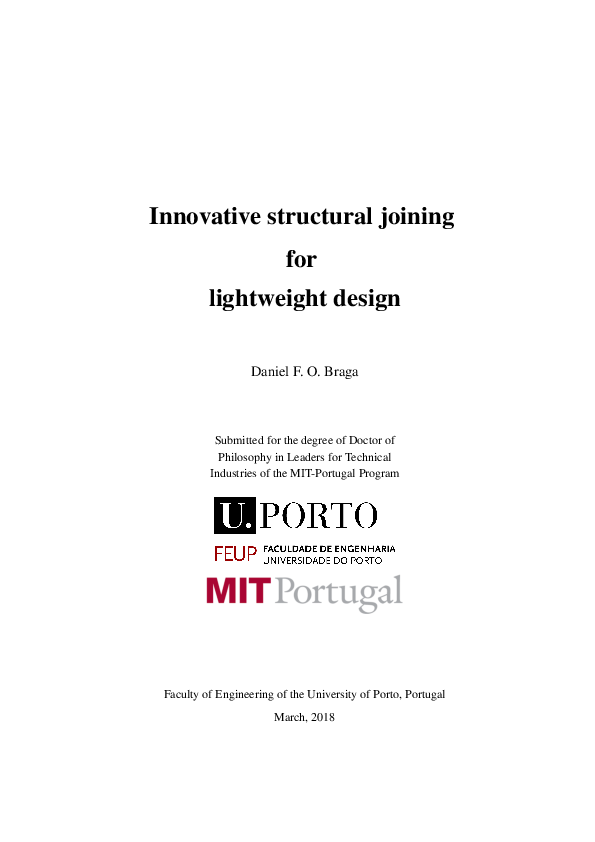 (PDF) Innovative structural joining for lightweight design