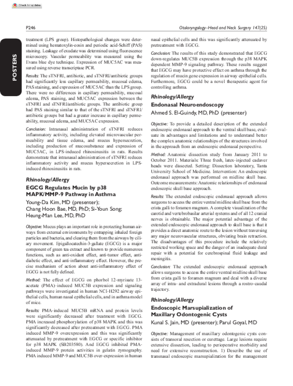 (PDF) Endoscopic Marsupialization of Maxillary Odontogenic Cysts
