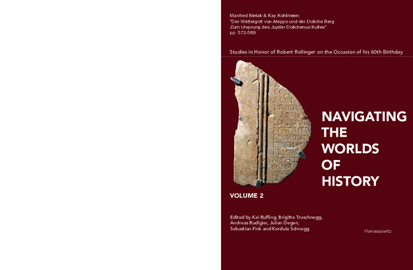 (PDF) M. BIETAK & K. KOHLMEYER, “Der Wettergott von Aleppo und der ...