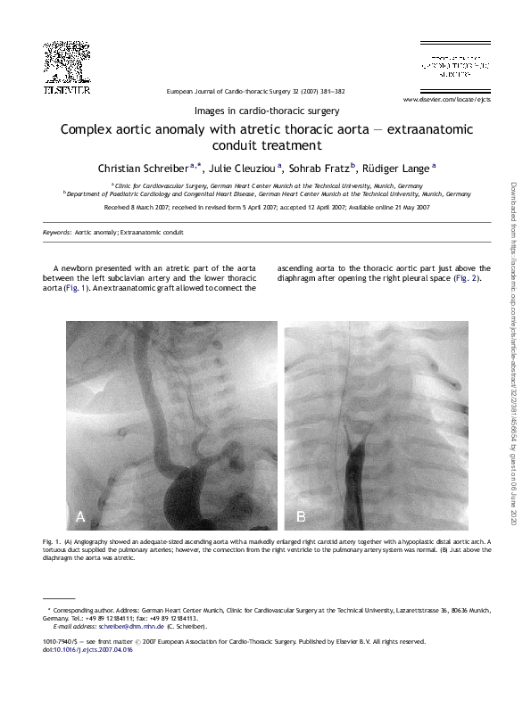 (PDF) Complex aortic anomaly with atretic thoracic aorta ...