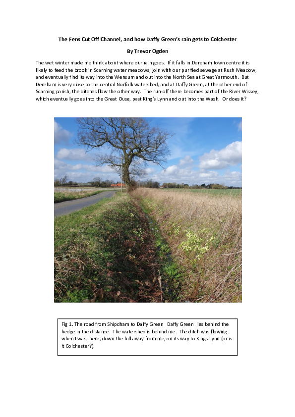 (PDF) The Fens Cut Off Channel, and how Daffy Green's rain gets to ...