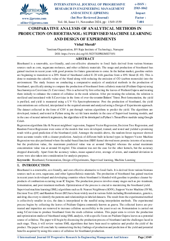 (PDF) COMPARATIVE ANALYSIS OF ANALYTICAL METHODS IN PRODUCTION ON ...