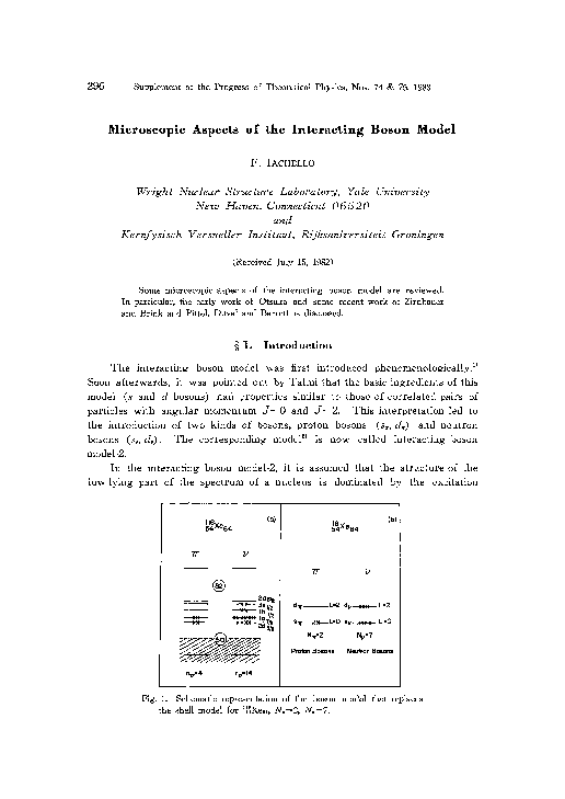 (PDF) Microscopic aspects of the interacting boson model