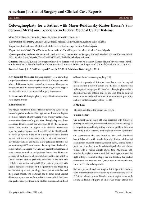 (PDF) Colovaginoplasty