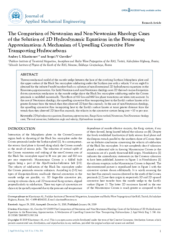 (PDF) Journal of Applied Mechanical Engineering