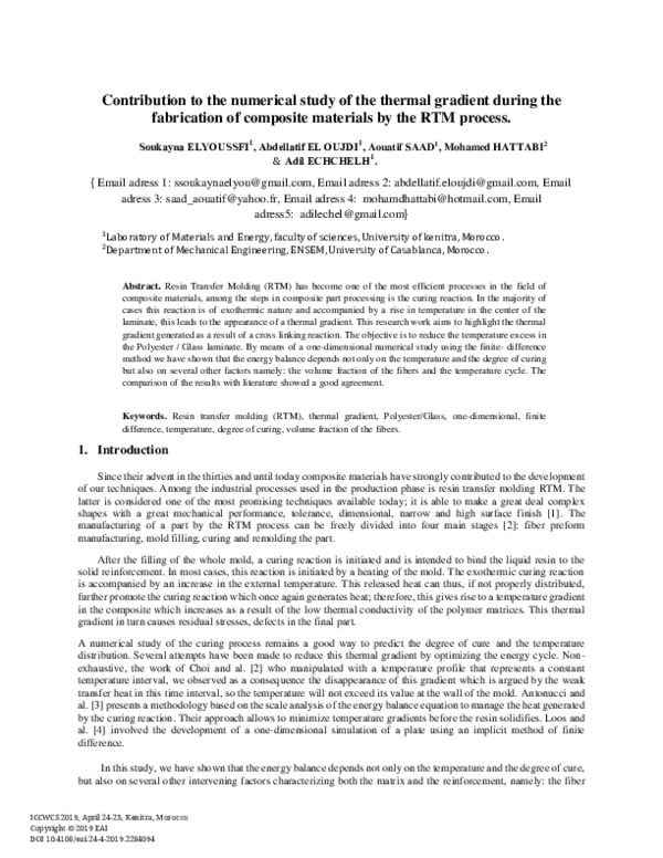 (PDF) Contribution to the numerical study of the thermal gradient ...
