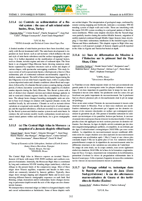 (PDF) The Central High Atlas in Morocco: a Snapshot of a Jurassic ...