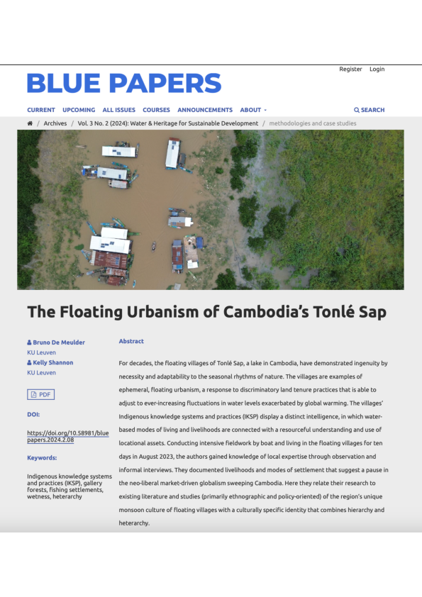 (PDF) The Floating Urbanism of Cambodia’s Tonle Sap