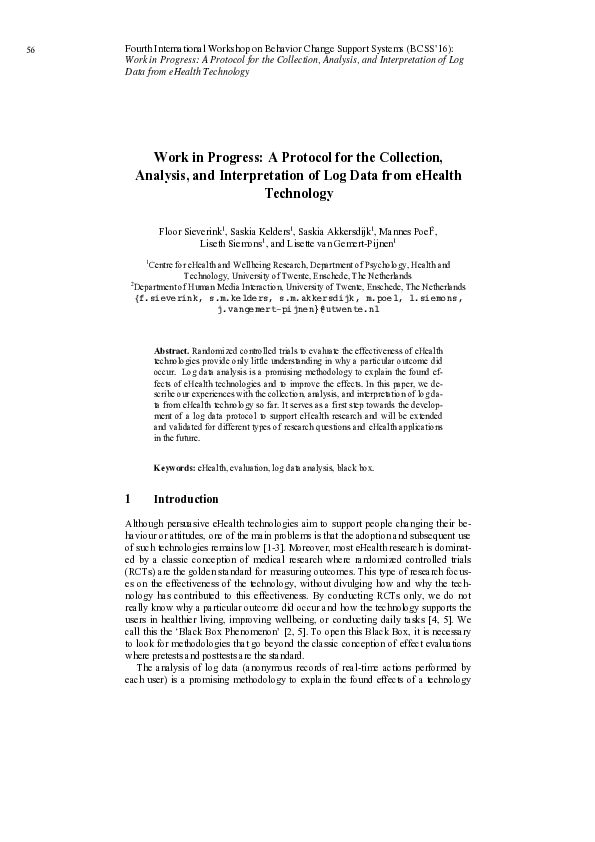 (PDF) Work in Progress: A Protocol for the Collection, Analysis, and Interpretation of Log Data ...