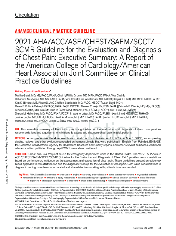 (PDF) 2021 AHA/ACC/ASE/CHEST/SAEM/SCCT/SCMR Guideline for the ...