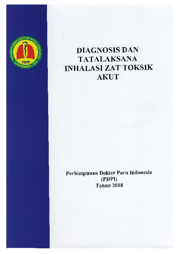 (PDF) Diagnosis dan Tatalaksana Inhalasi Zat Toksik Akut