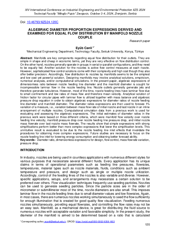 (PDF) Algebraic diameter proportion expressions derived and examined ...
