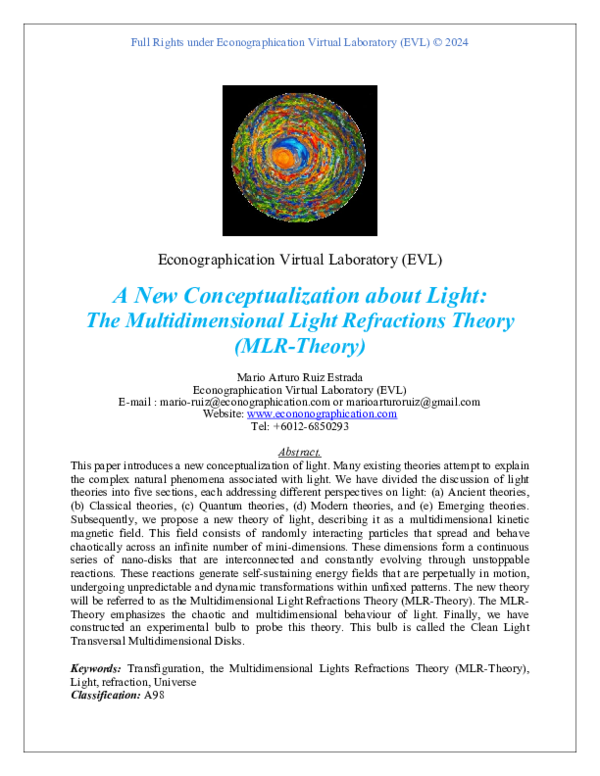 (PDF) A New Conceptualization about Light: The Multidimensional Light ...