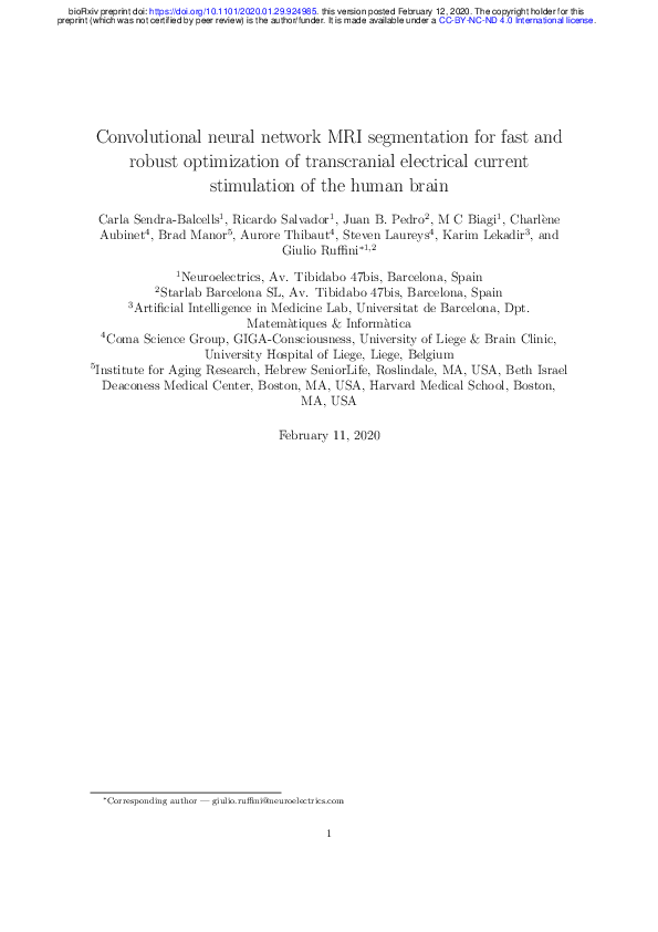 (PDF) Convolutional neural network MRI segmentation for fast and robust optimization of ...