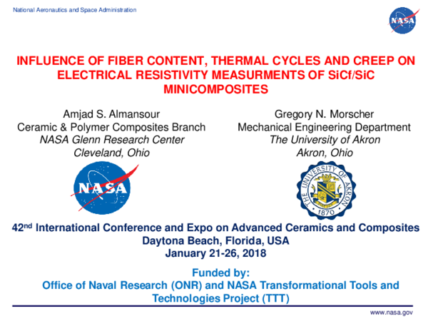 (PDF) Influence of Fiber Content, Thermal Cycles and Creep on ...