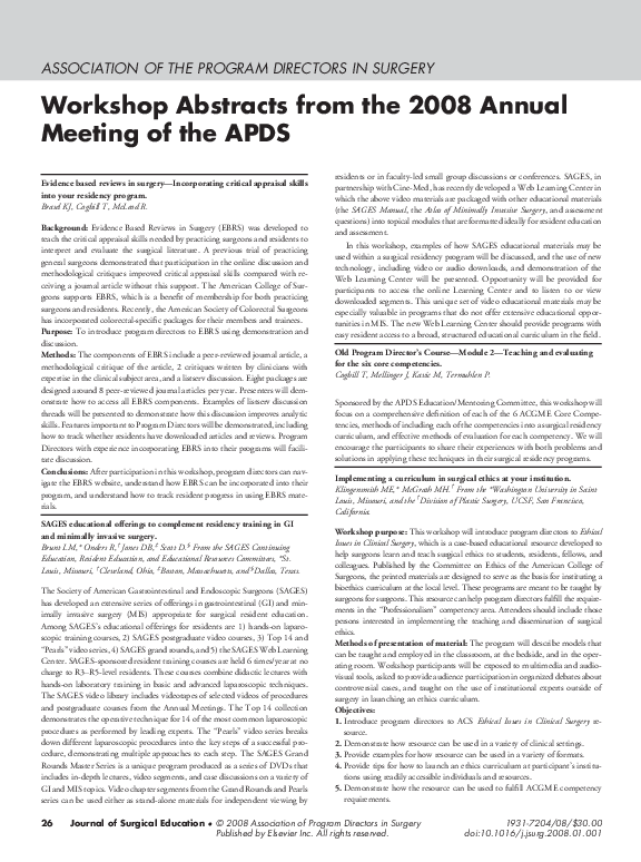 (PDF) Old Program Director’s Course—Module 2—Teaching and evaluating ...